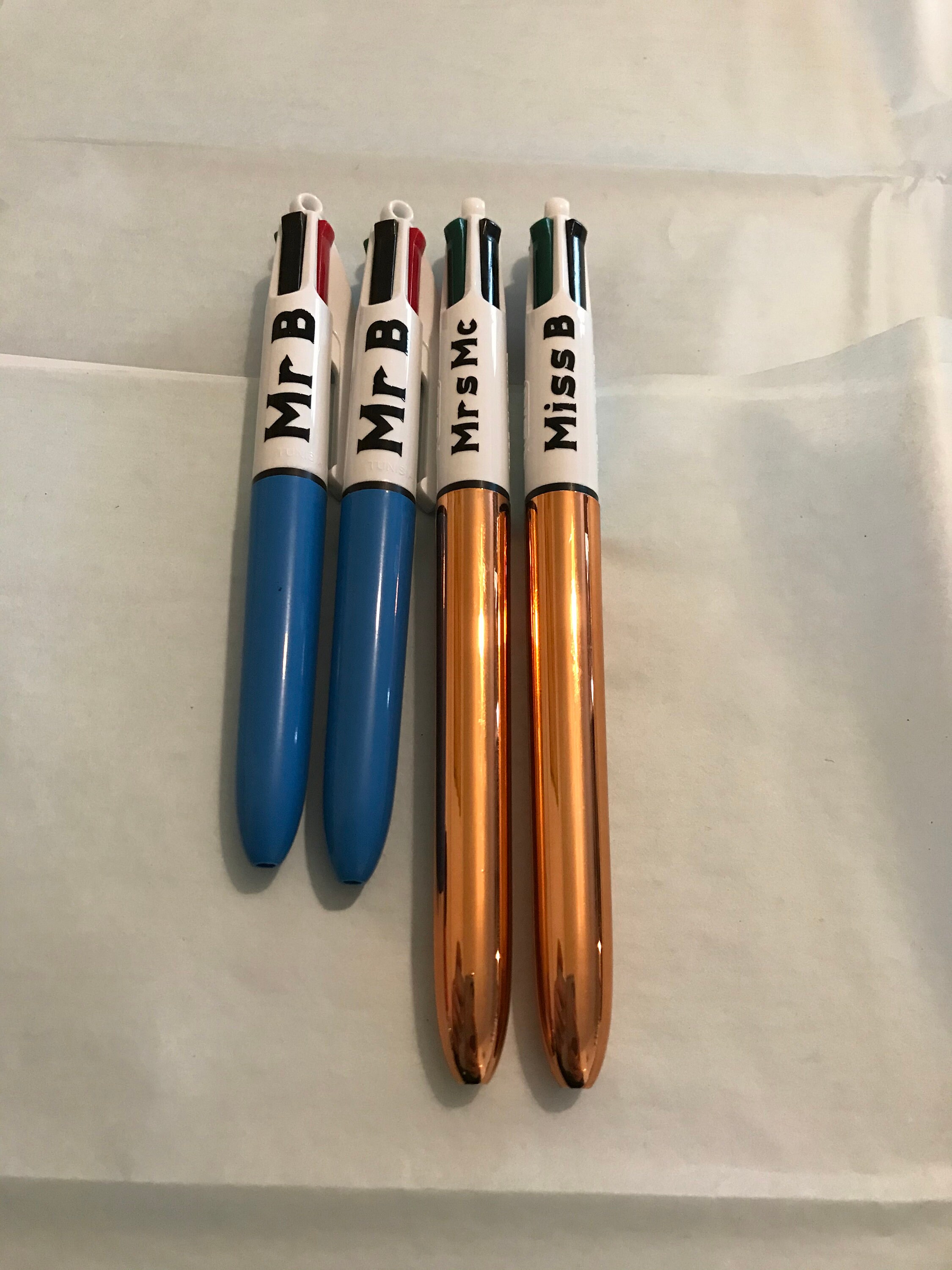 2 X Personalised Name Label for Pen / Stationary / Pencil / Ruler - Etsy UK