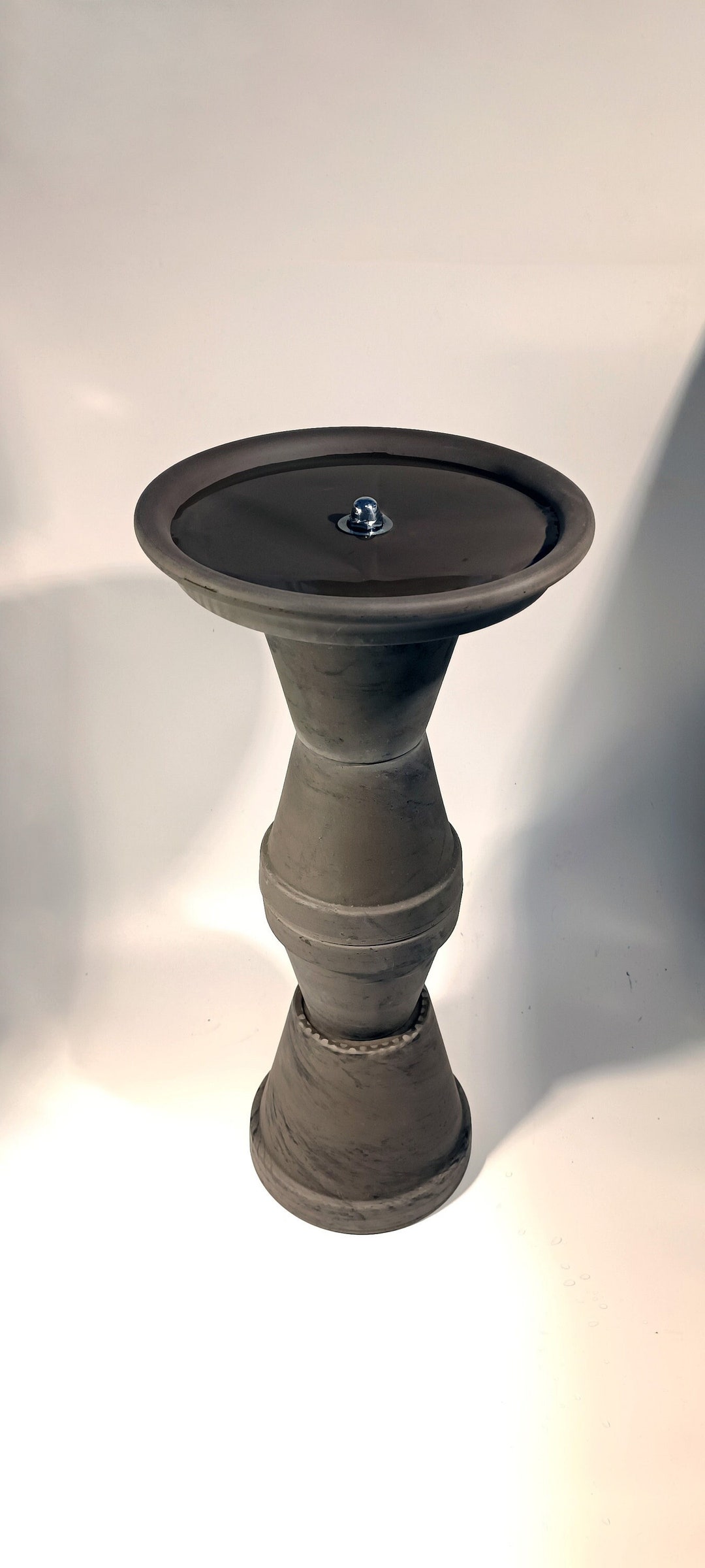 Bird Trough Column Bird Bath Basalt Garden Decoration Large - Etsy