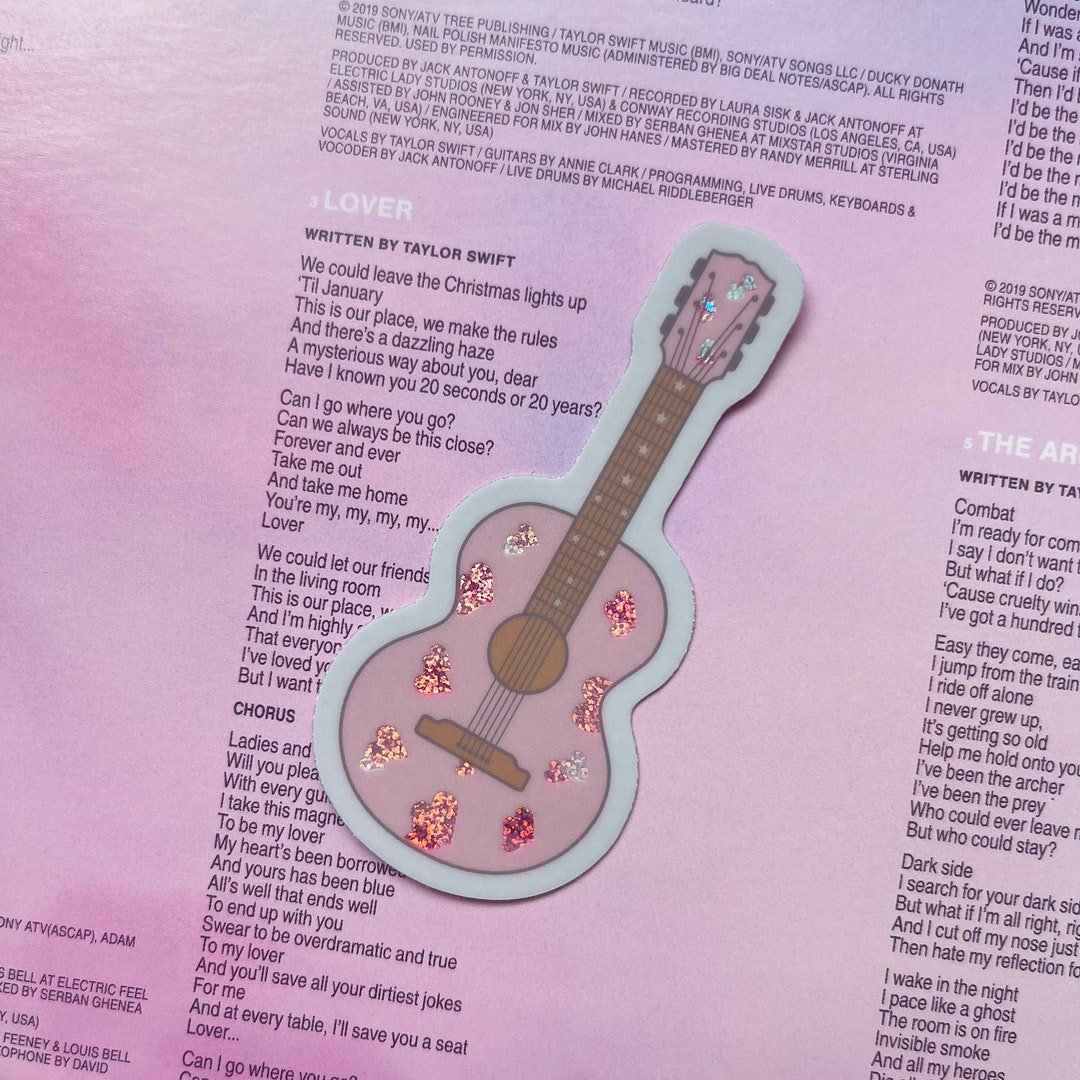 Taylor Lover Guitar Inspired Sticker - Etsy