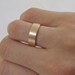 10K Solid Gold Two Color Band Solid Gold Wedding Band Rose - Etsy