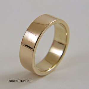 10K Solid Gold Two Color Band, Solid Gold Wedding Band , Rose - Yellow ...
