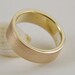 10K Solid Gold Two Color Band Solid Gold Wedding Band Rose - Etsy