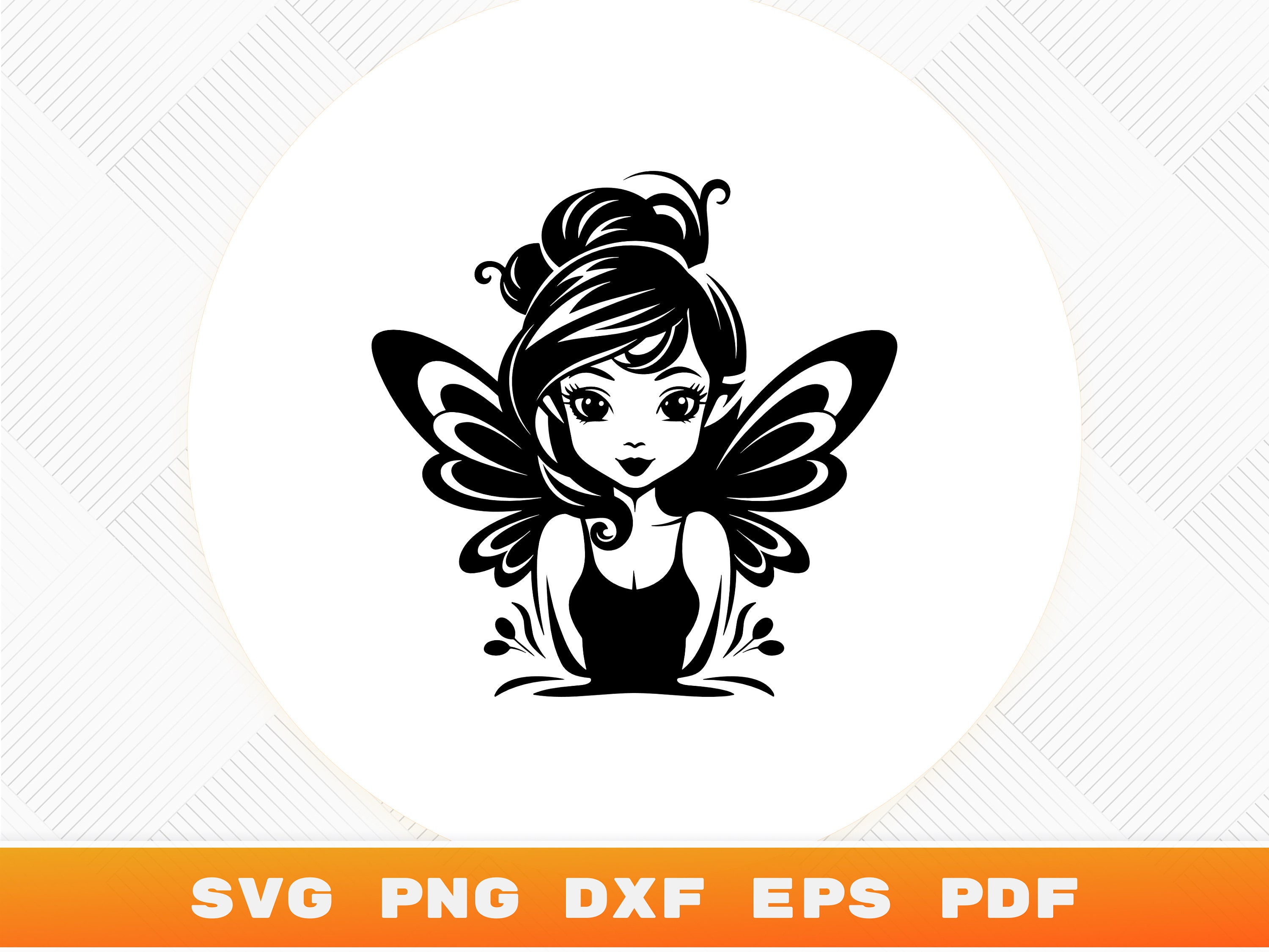 Fairy SVG Cartoon Fairy Svg Fairy Silhouette Fairy Clipart - Etsy