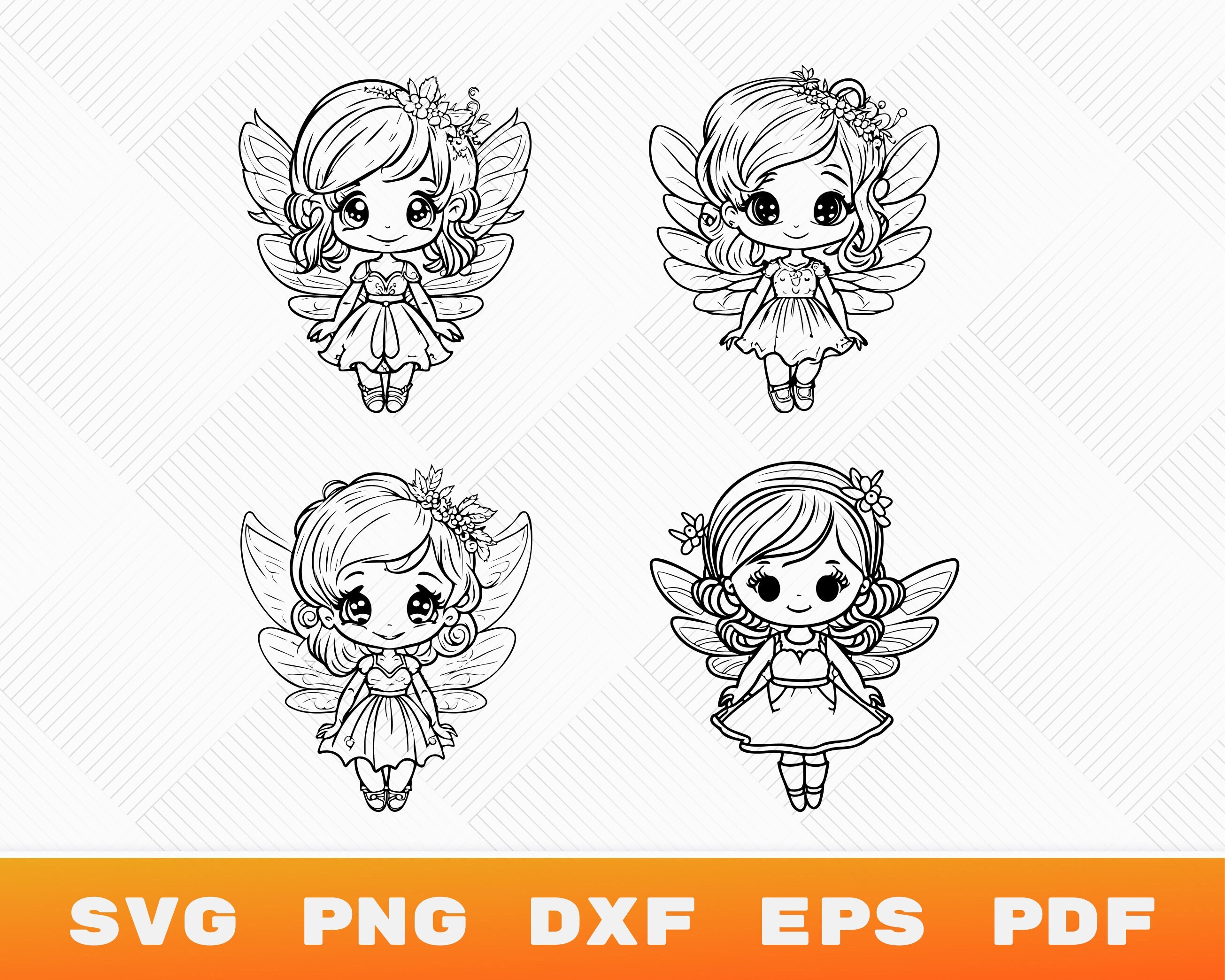 Fairy SVG, Tinkerbell Svg, Fairy Clipart, Princess Svg, Fairy ...