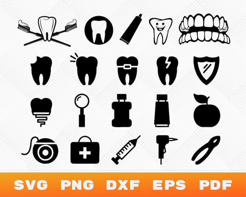 Dental SVG, Tooth Svg, Dentist Svg, Dental Clipart, Dental Clinic Svg ...