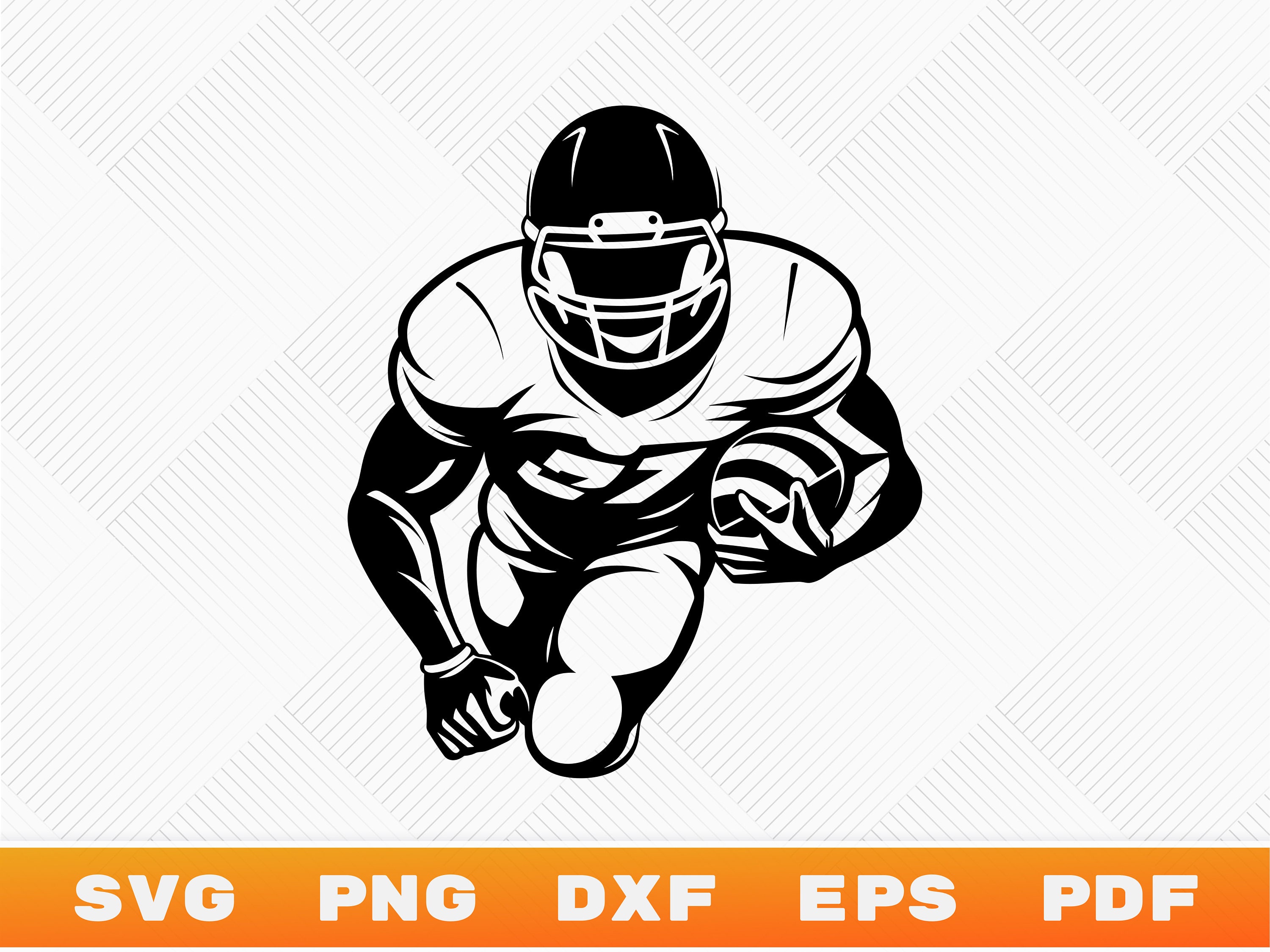 American Football Player Svg, Football Player Png, Football Player ...