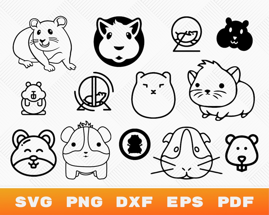 Hamster SVG, Hamster Peeking Svg, Cute Hamster Svg, Hamster Clipart ...