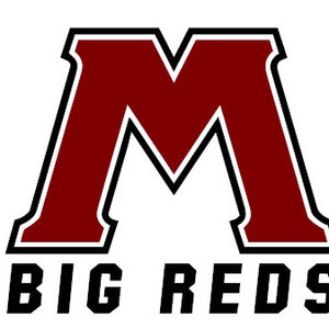 M Big Reds Vinyl Decal - Etsy