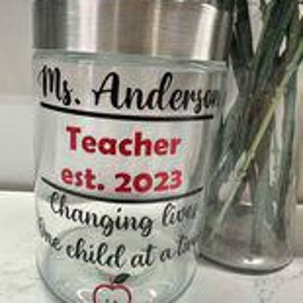 Teacher Jar - Etsy