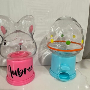 Easter Bunny Candy Dispenser, Easter Egg Candy Dispenser, Personalized ...