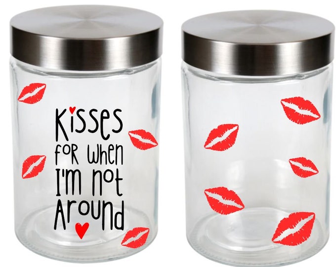 Goodbye Kisses Jar - Etsy