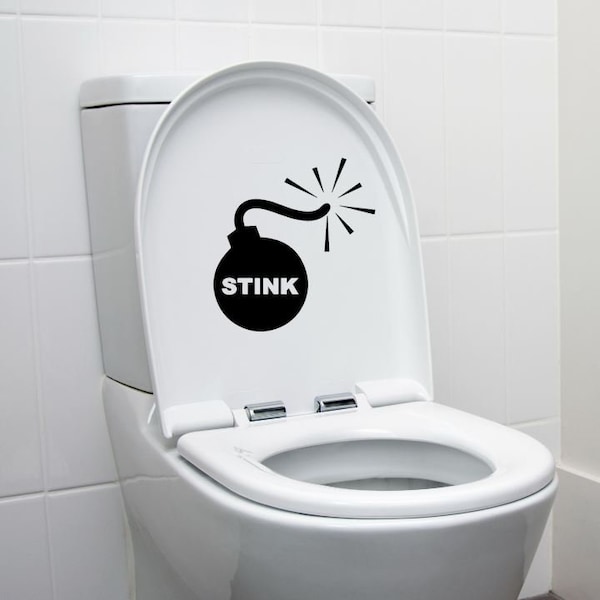 Toilet Sticker - Etsy