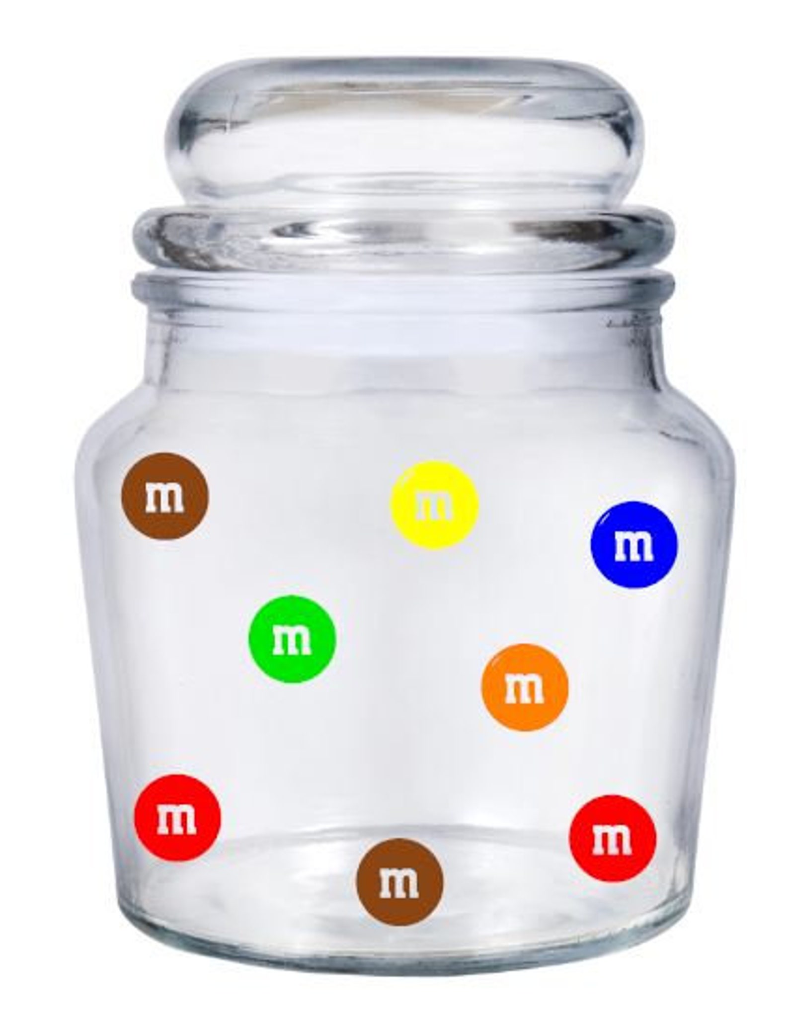 M&M Candy Jar-Personalized-Color options | Etsy