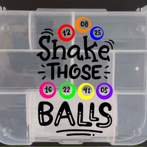 Shake Those Balls, Bingo Bag, Bingo Bowl, Bingo Jar, Bingo Shirt, Bingo ...