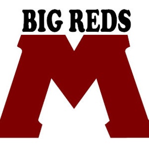 Big Reds M Vinyl Decal - Etsy