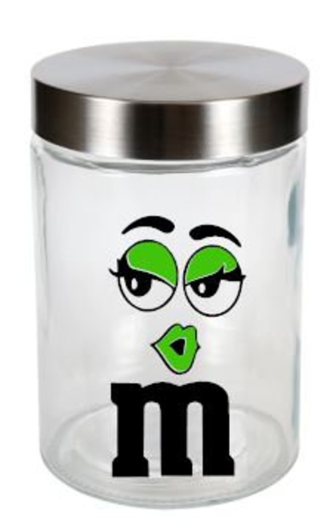 Green M&M Candy Jar-personalized-color Options! 33.3oz - Etsy
