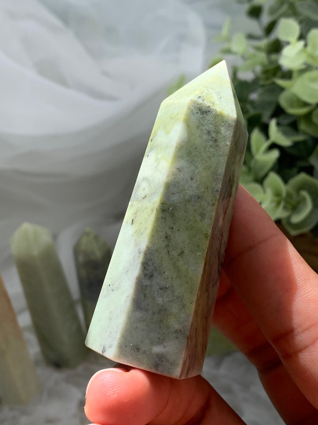 Jade Crystal Green Jade Towers Green Jade Points Varieties of Green ...