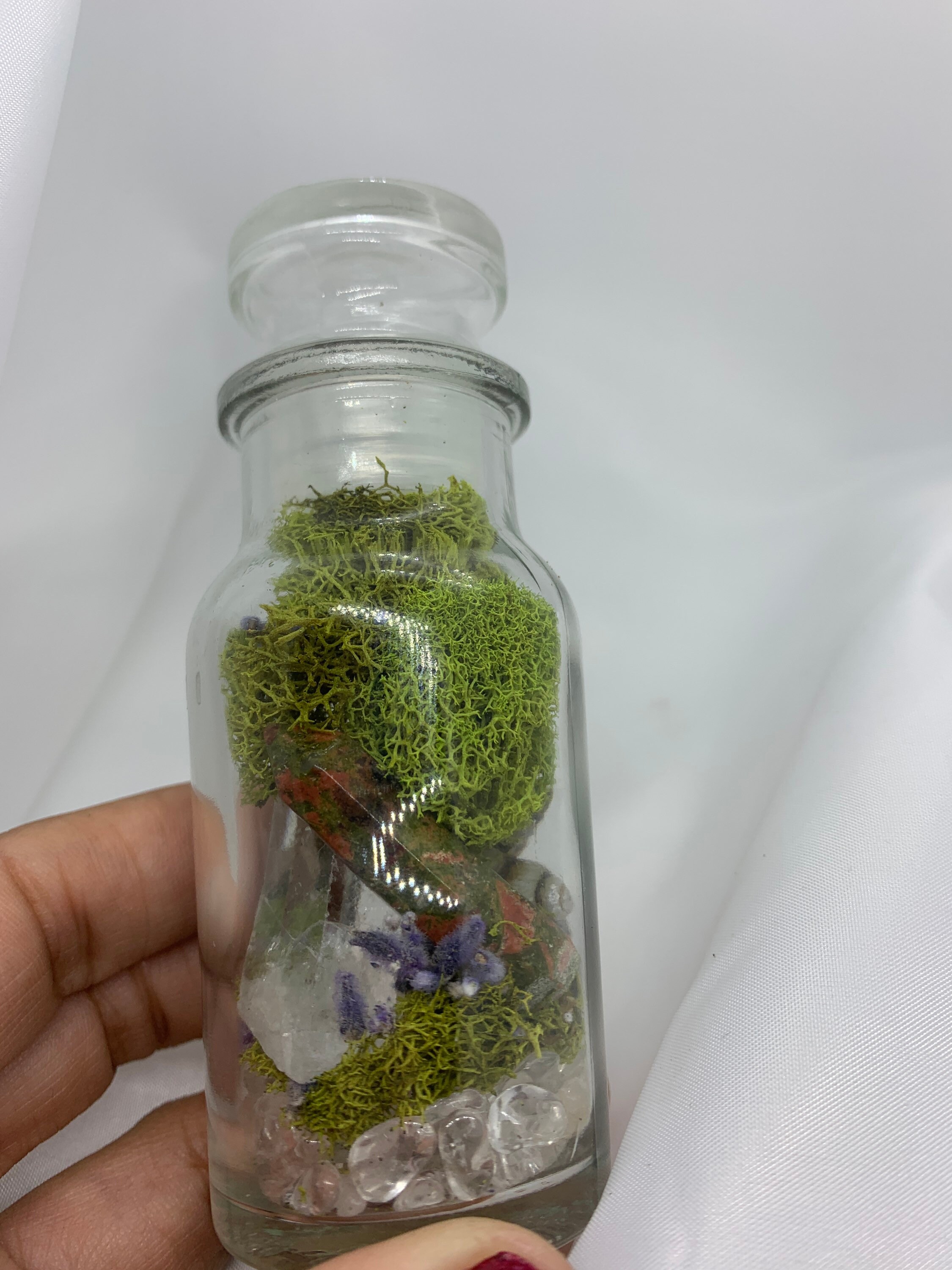 Crystal Apothecary Jars Positivity in a Jar Optimistic | Etsy