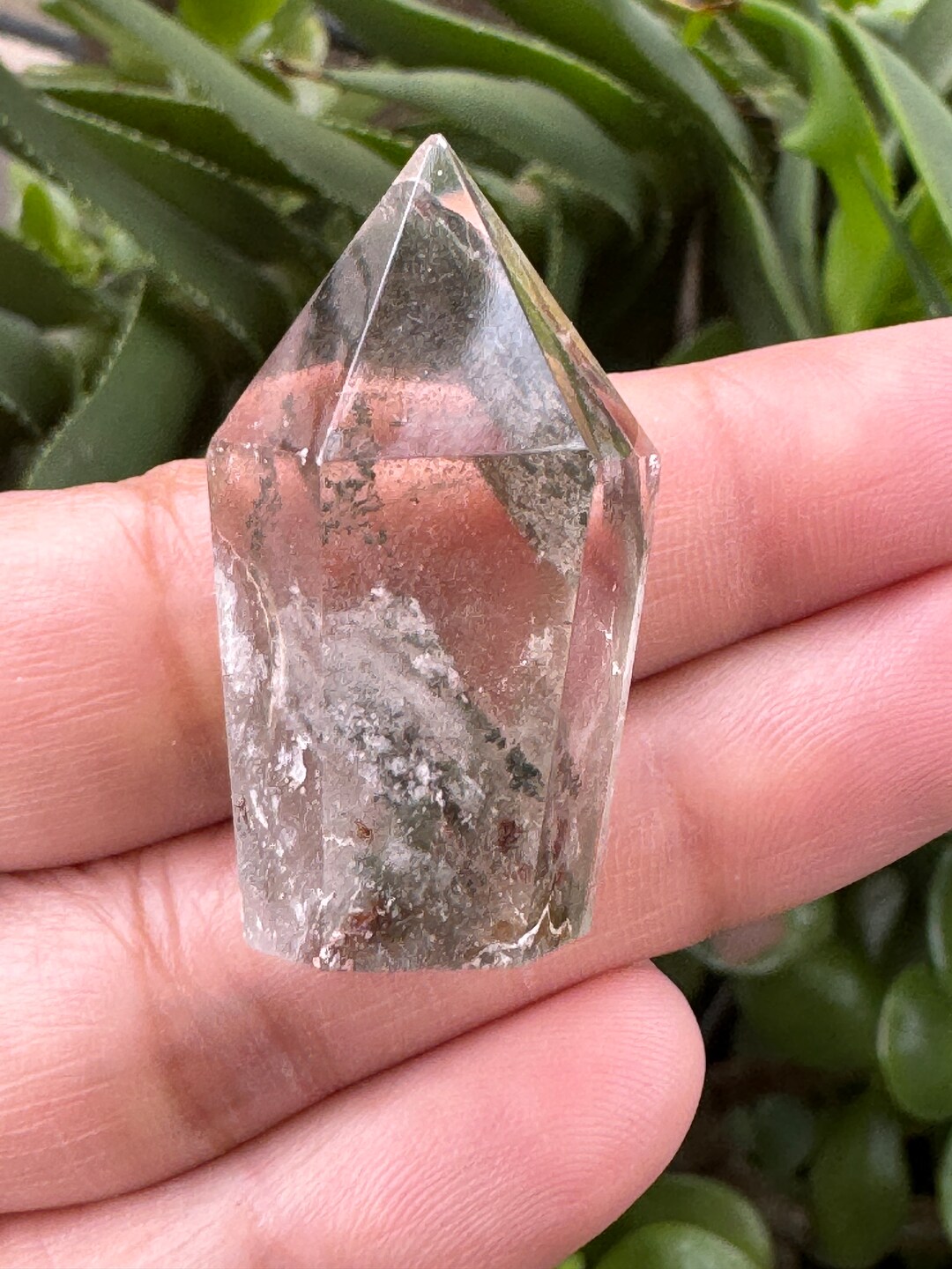 Garden Quartz Towers • Lodolite Garden Quartz • Chlorite Included ...