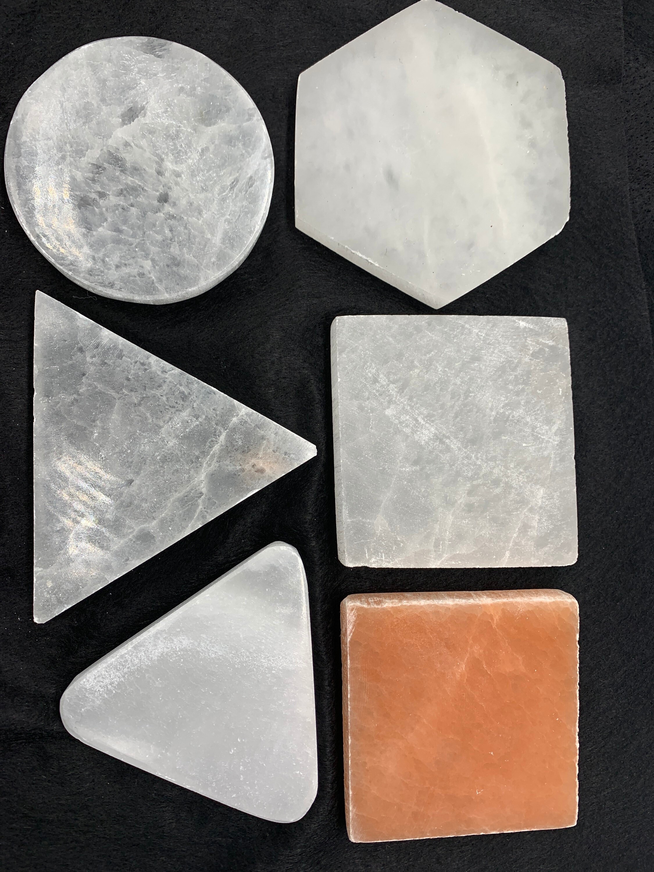 Variety of Selenite Charging Plates SELENITE Charging Slabs | Etsy