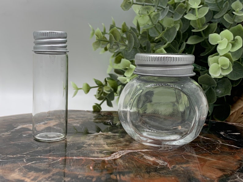 Crystal Apothecary Jars Positivity in a Jar Optimistic - Etsy
