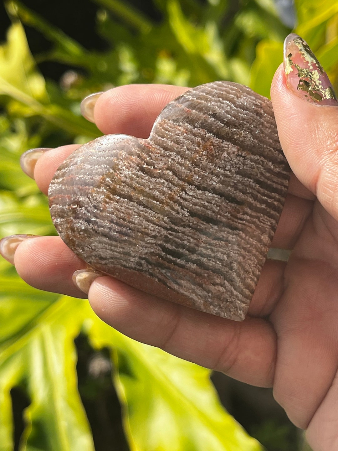 Lodolite Valentines Day Crystal Heart Gift Idea Thousand Layer Crystal ...
