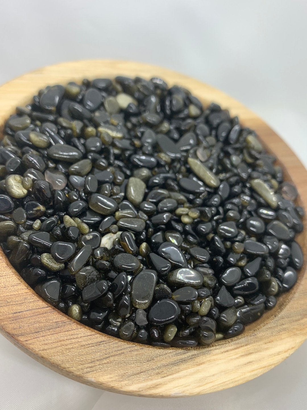 Gold Sheen Obsidian Pebbles / Chips - Etsy