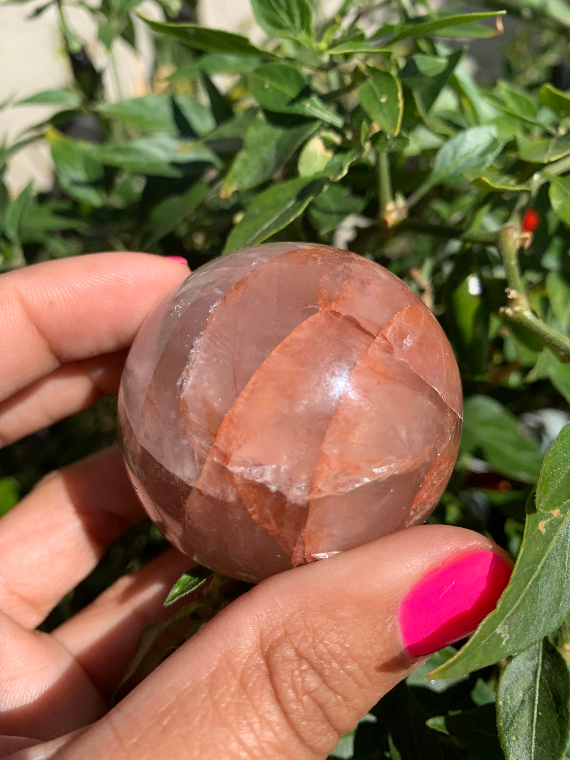 Fiery Fire Quartz • Fire Quartz Towers and Sphere • Fire Quartz ...