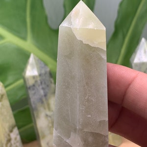 Jade Crystal Green Jade Towers Green Jade Points Green - Etsy