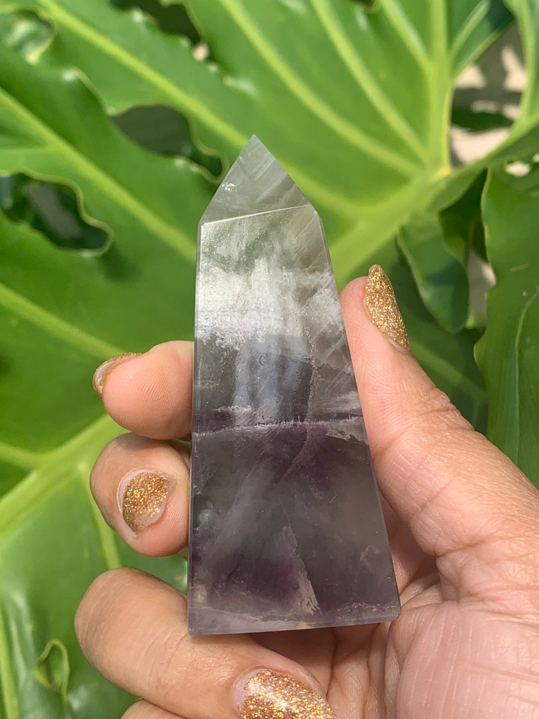 Beautiful, Colorful Rainbow FLUORITE Tower • Rainbow Fluorite Obelisks ...