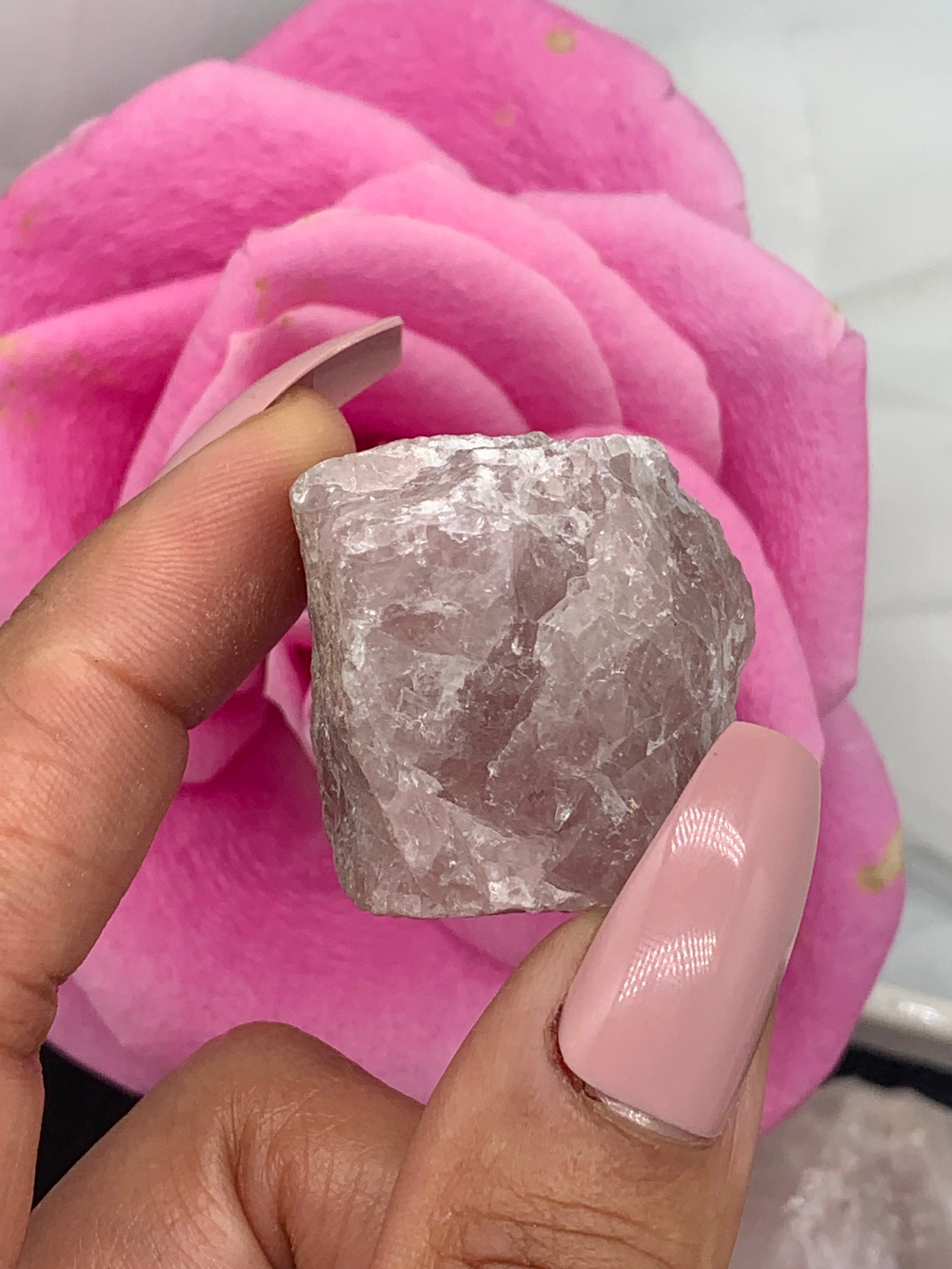 Rose Quartz Natural Rose Quartz Genuine Rose Quartz Raw | Etsy