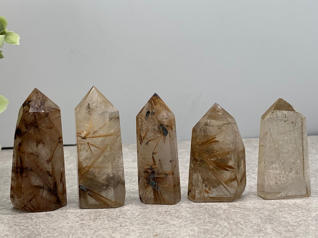 Rutile • Rutilated • Golden Rutilated Quartz • Gold Rutile • Golden ...