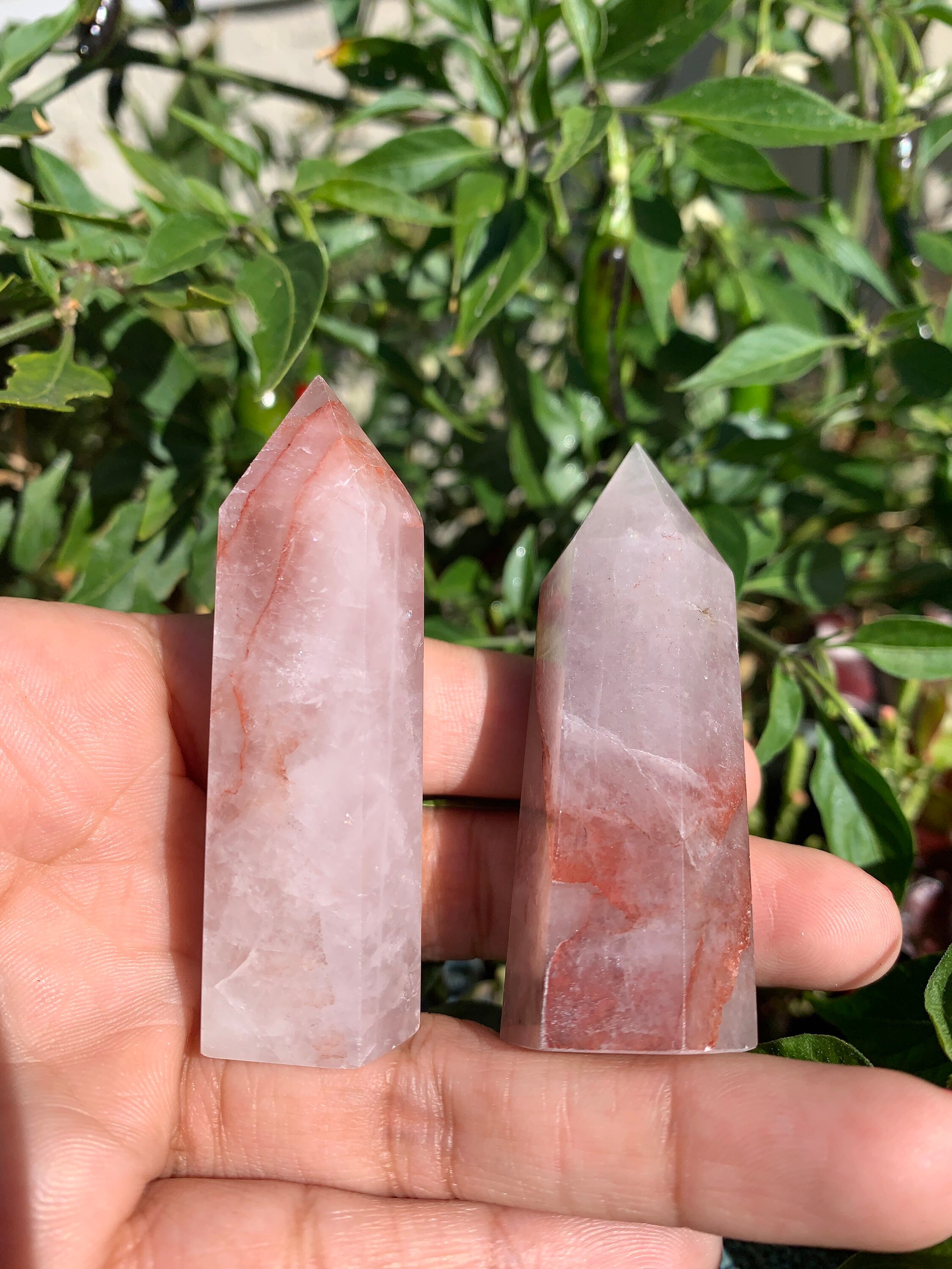 Fiery Fire Quartz Fire Quartz Towers and Sphere Fire | Etsy