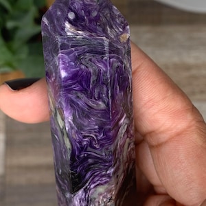 Exquisite Chariote Towers and Spheres CHARIOTE Purple Chariote Charoite ...