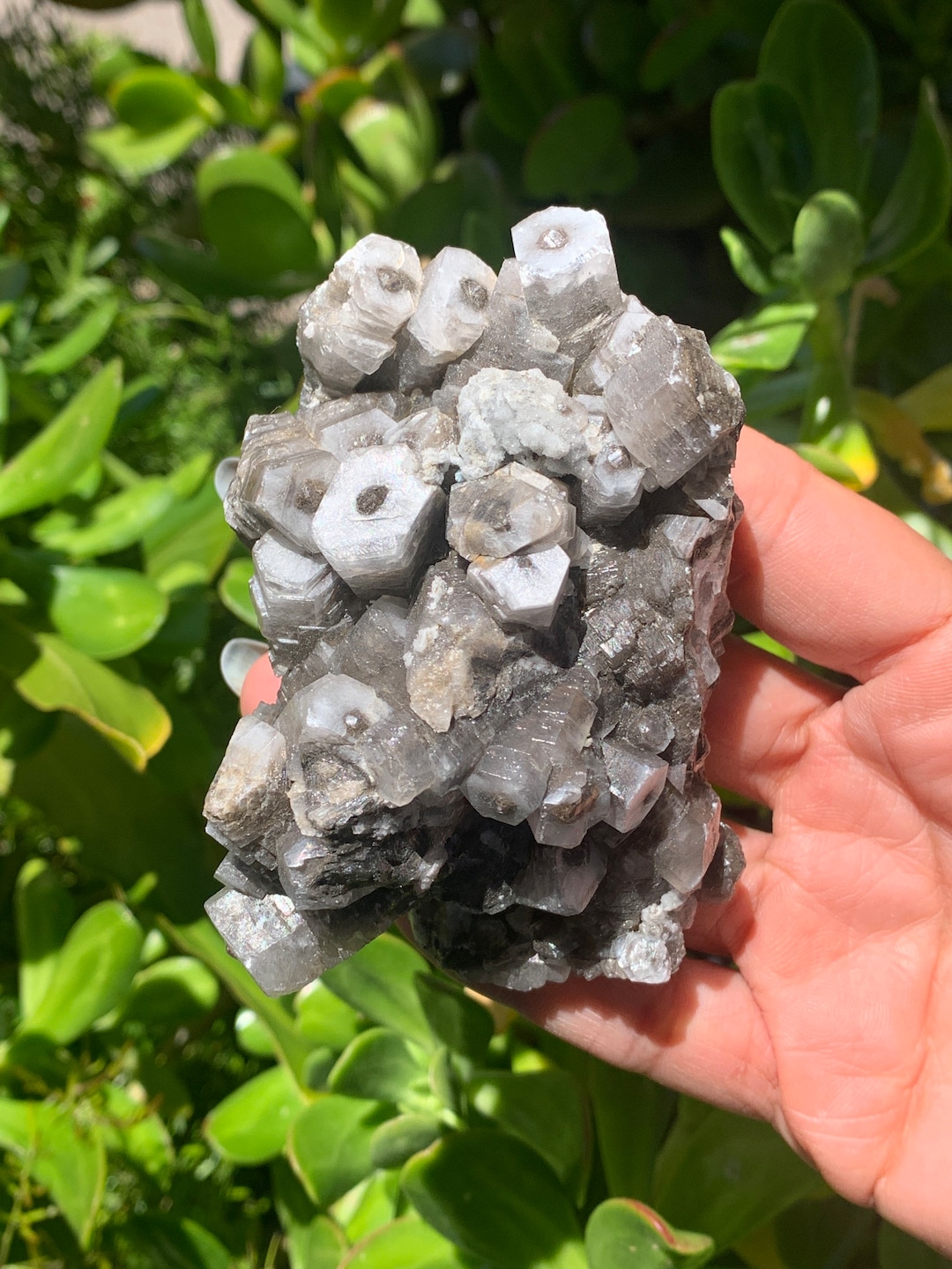 Natural Hexagonal Columnar Calcite Cluster • Two Generation Calcite ...