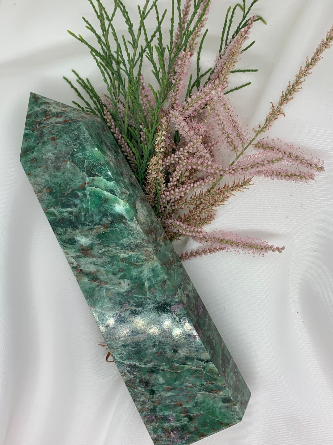 Ruby Fuchsite • Ruby Fuchsite Towers • Ruby Fuchsite Points • Ruby ...
