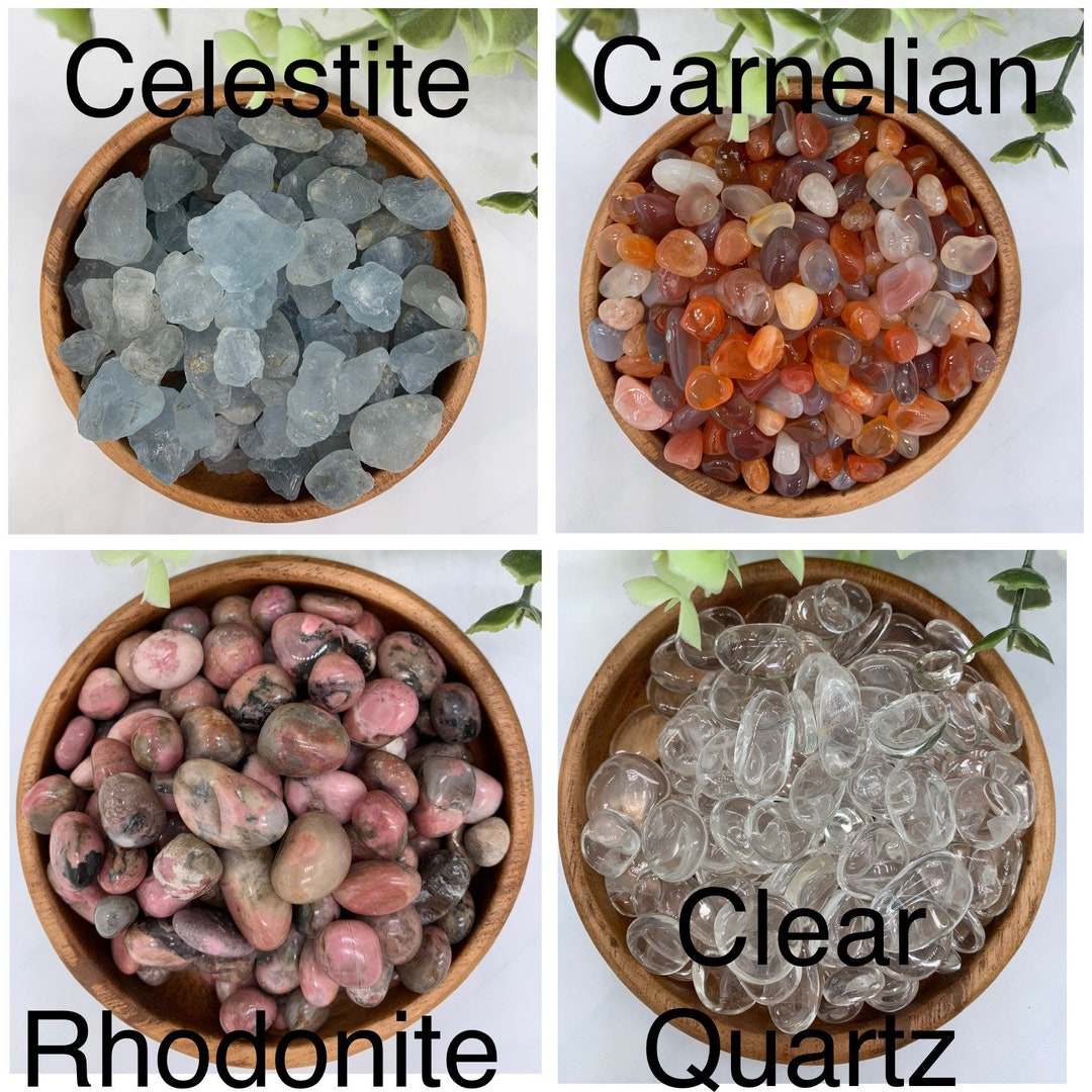 Variety of Crystal Chips Crystal Pebbles Real Crystals Crystals for ...