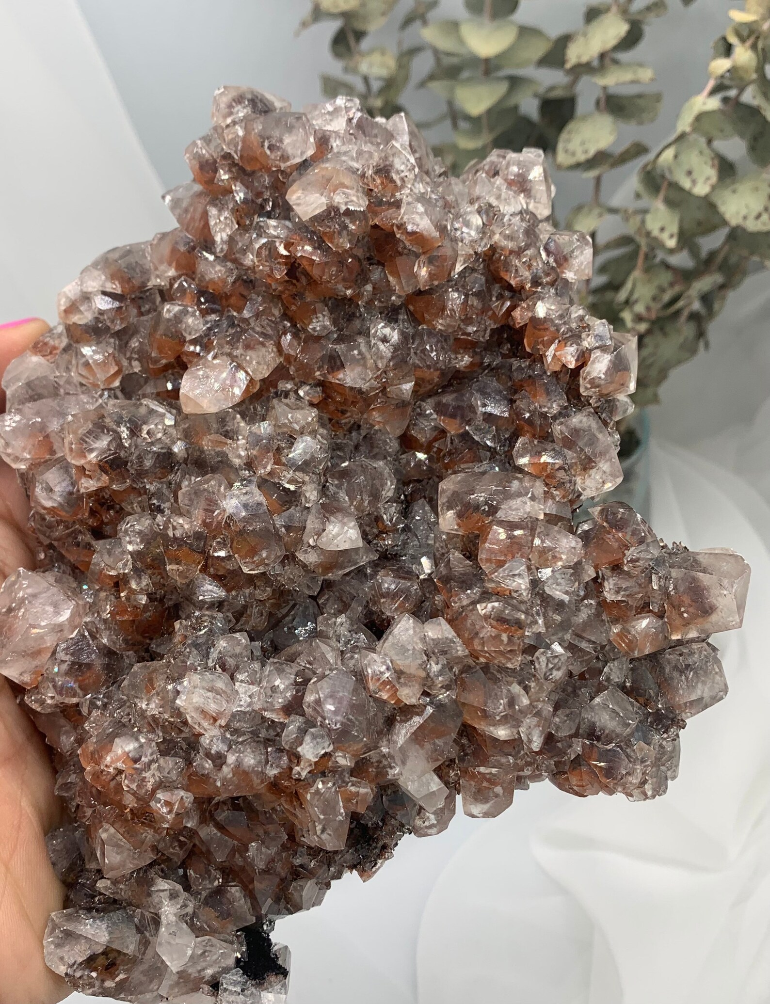 X-Large Red Phantom Quartz Lepidocrocite in Quartz | Etsy