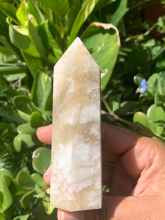 Crystal Creamy Lemon Quartz Lemon Quartz Tower Lemon - Etsy