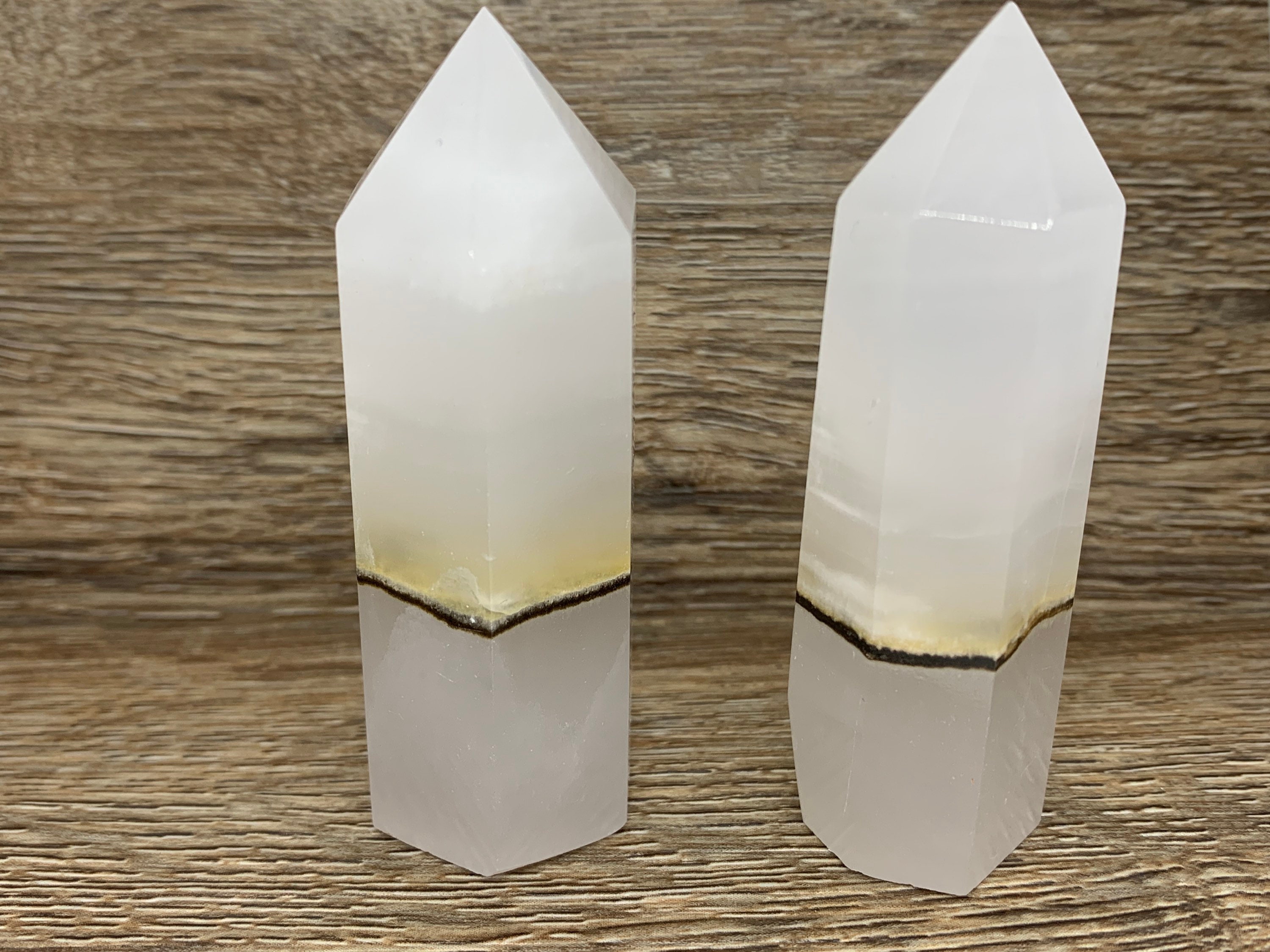 Zebra Calcite Towers Striped Calcite Calcite Points | Etsy