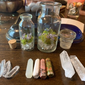 Crystal Apothecary Jars • Positivity in a Jar • Optimistic Jars • Fairy ...