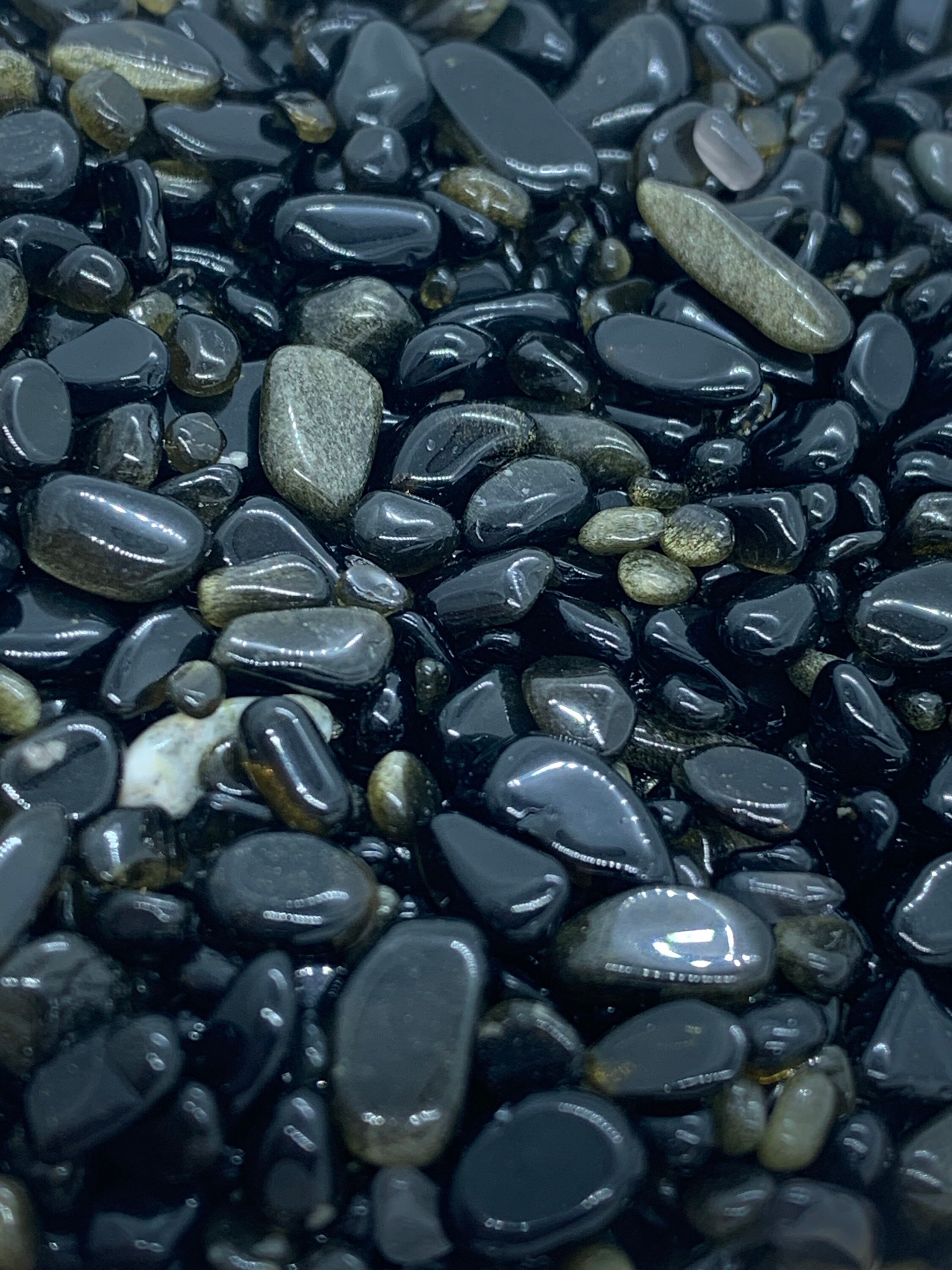 Gold Sheen Obsidian Pebbles / Chips - Etsy