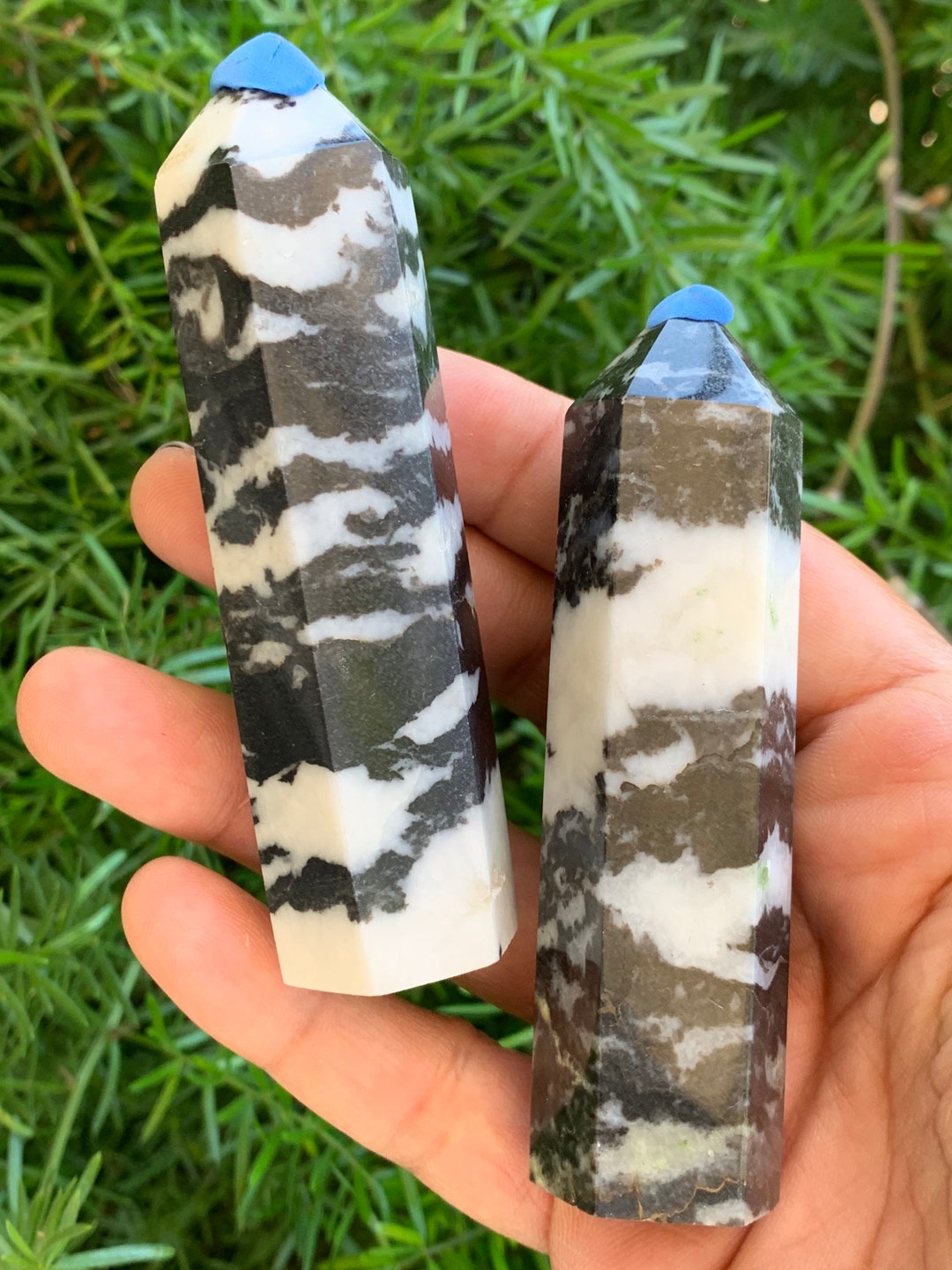 Zebra Jasper • Zebra Stone • Zebra Jasper Towers • Zebra Jasper Points ...
