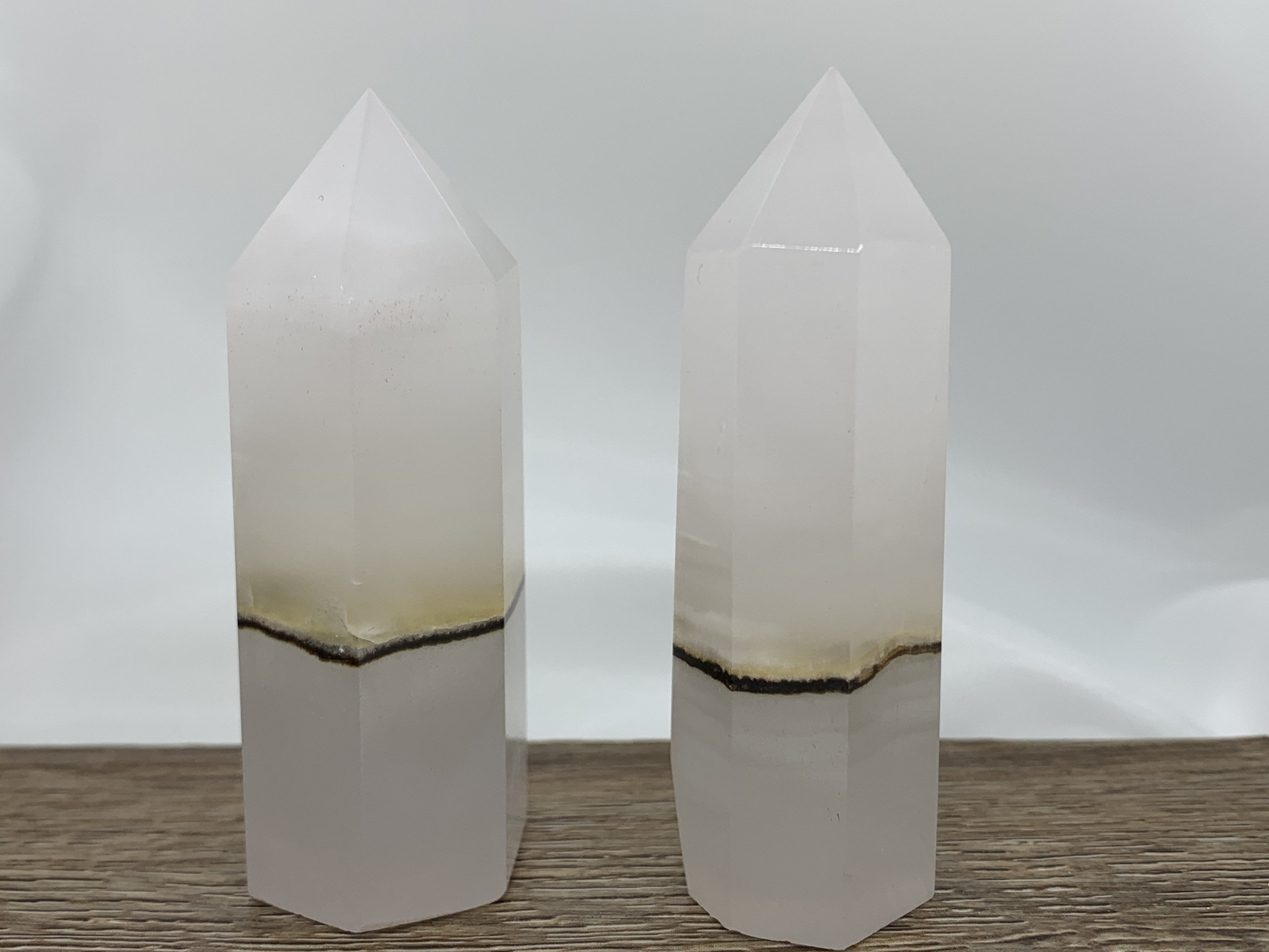 Zebra Calcite Towers Striped Calcite Calcite Points | Etsy