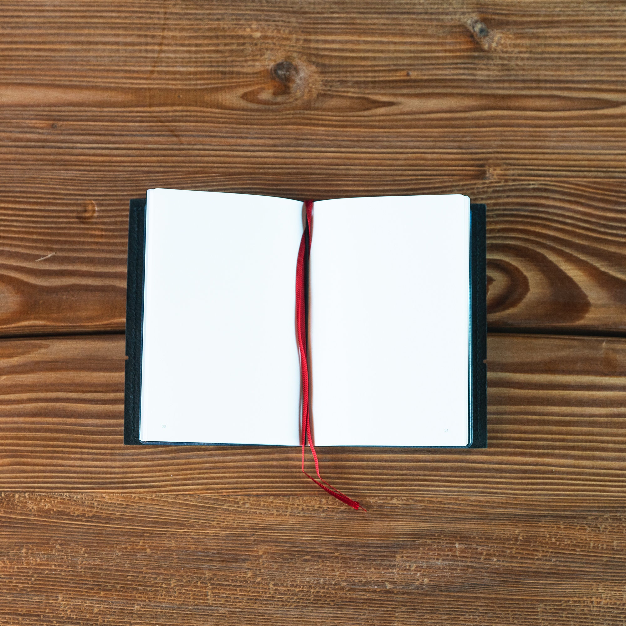 A6 X17 Size Leather Notebook, Black Color, Made in Germany, Belgian ...