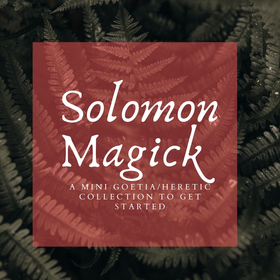 Solomon High Magick Ebook Collection Goetia / Enochian / Occult ...