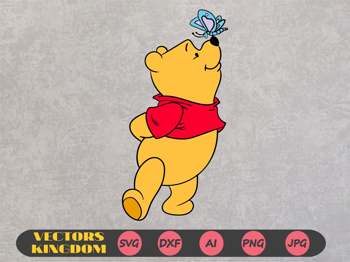 Pooh svg Winnie the Pooh svg Winnie svg Pooh cut file Pooh | Etsy