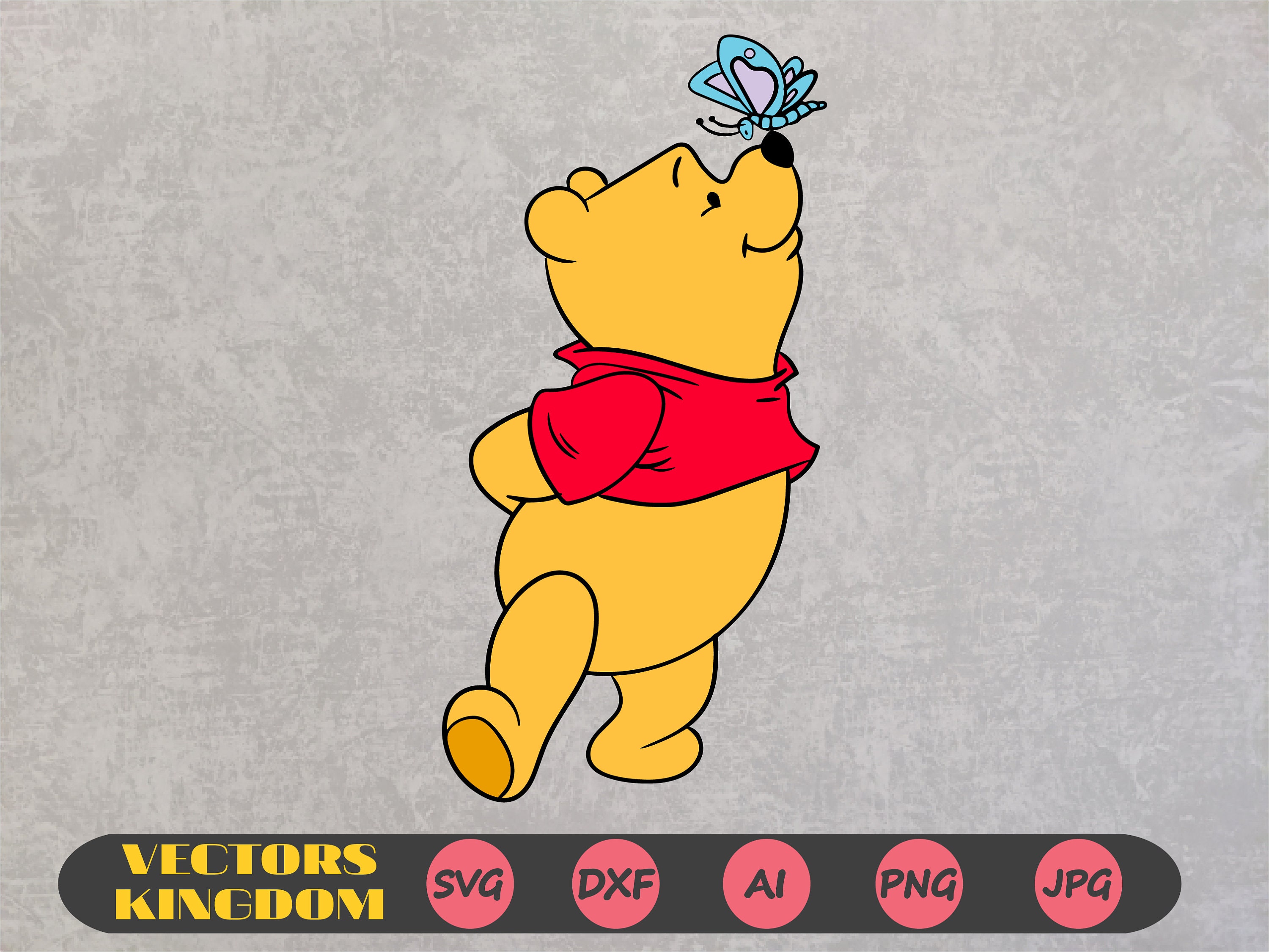 Pooh svg Winnie the Pooh svg Winnie svg Pooh cut file Pooh | Etsy