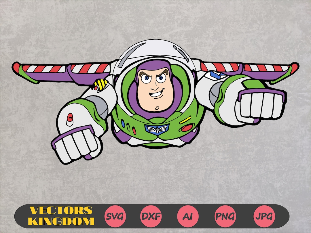 Buzz Lightyear Svg, Buzz Svg, Toy Story Svg, Toy Story Buzz Svg, Buzz ...