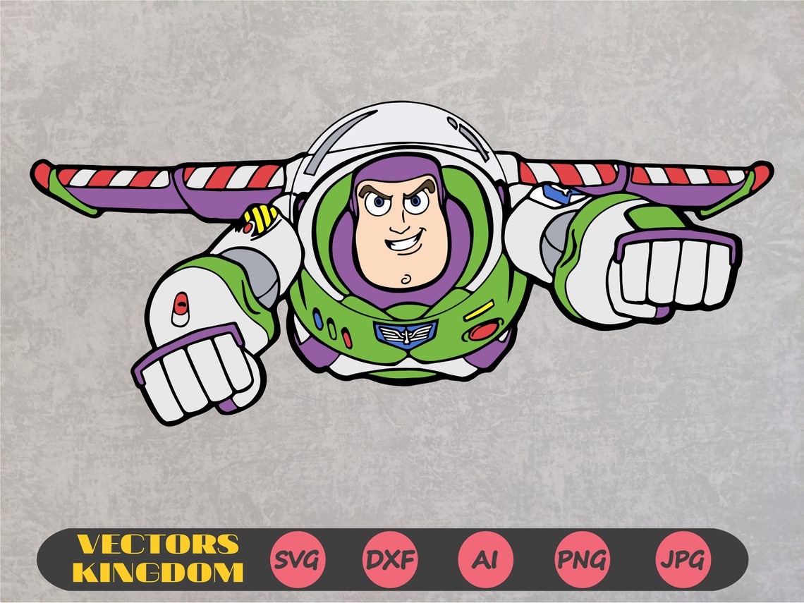 Buzz Lightyear svg, Buzz svg, Toy Story svg, Toy Story Buzz svg, Buzz ...